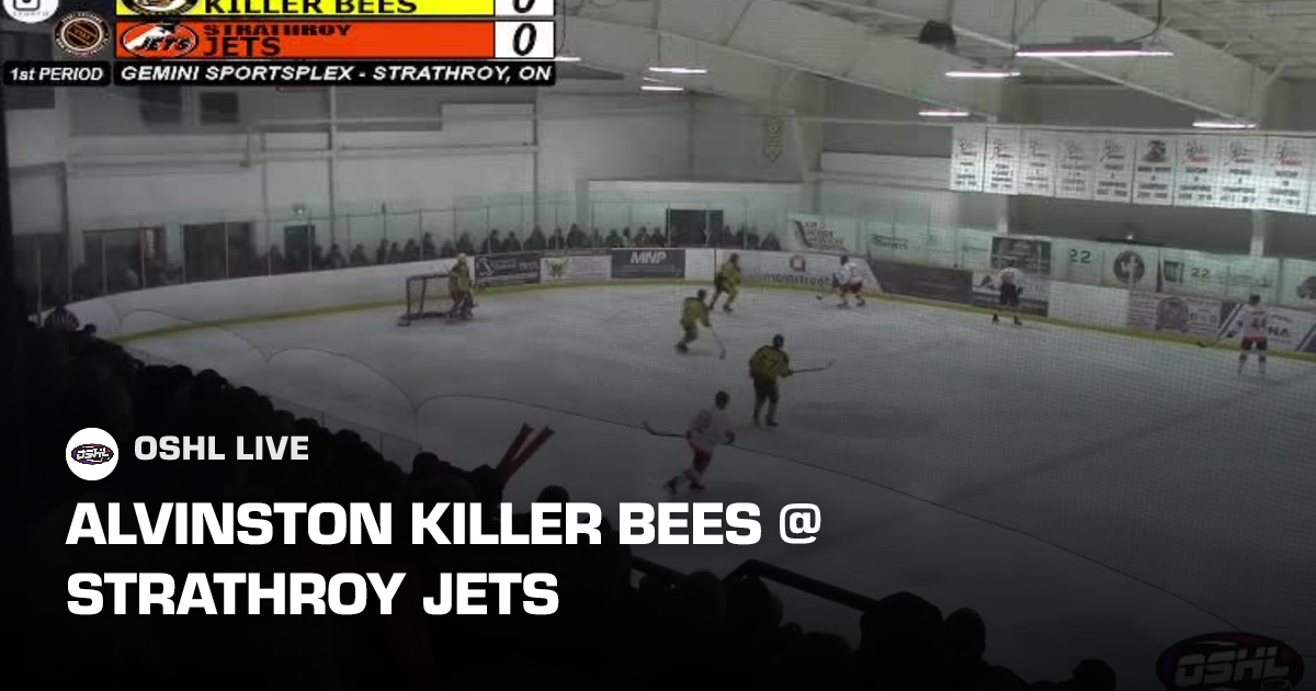 Alvinston Killer Bees @ Strathroy Jets (OSHL Live) | Sporfie