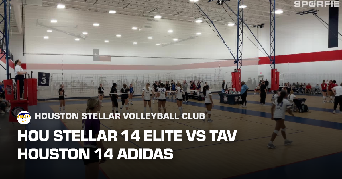 HOU STELLAR 14 ELITE vs TAV Houston 14 Adidas (Houston Stellar ...