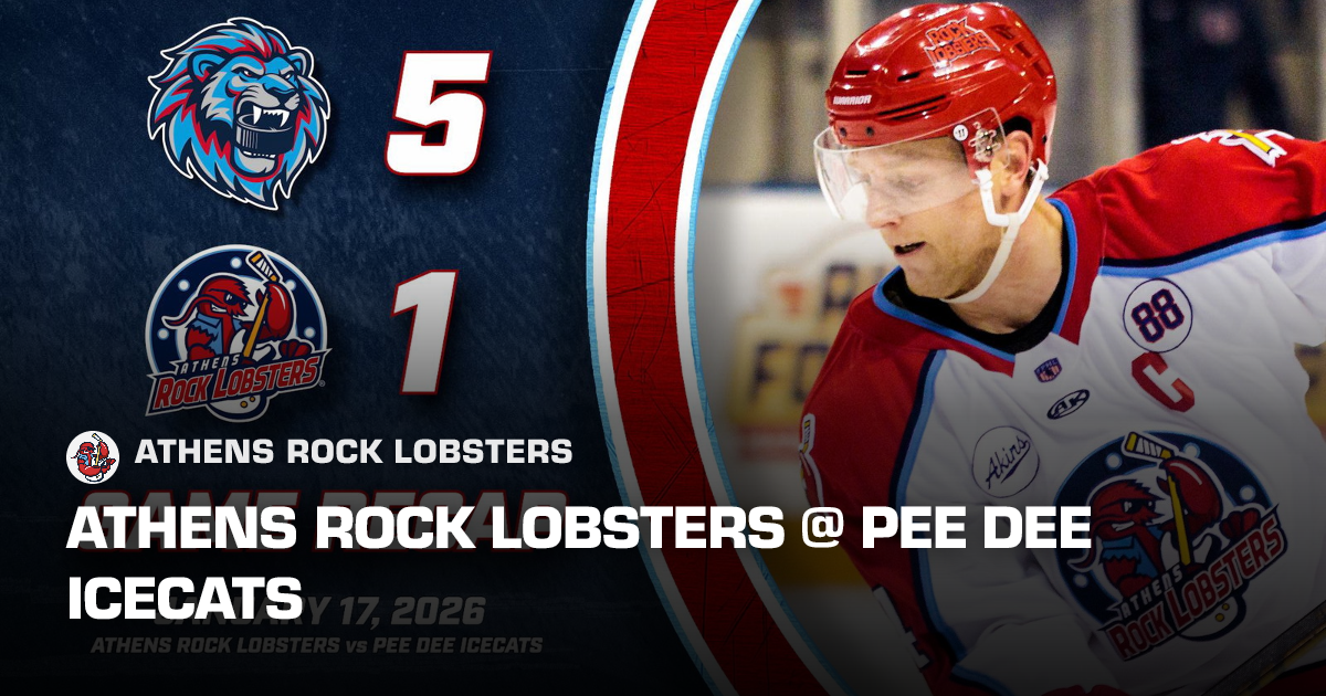 Athens Rock Lobsters @ Pee Dee IceCats (Athens Rock Lobsters) | FPHL