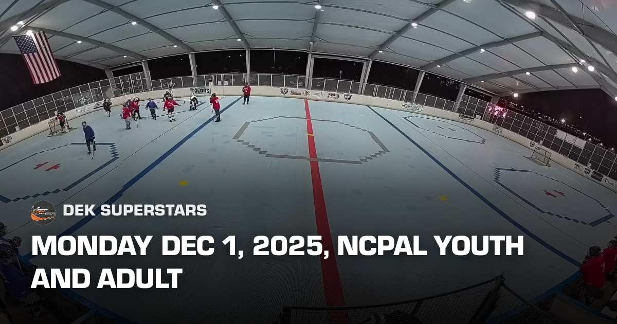Monday Dec 1, 2025, NCPAL Youth and Adult (DEK Superstars) | Sporfie