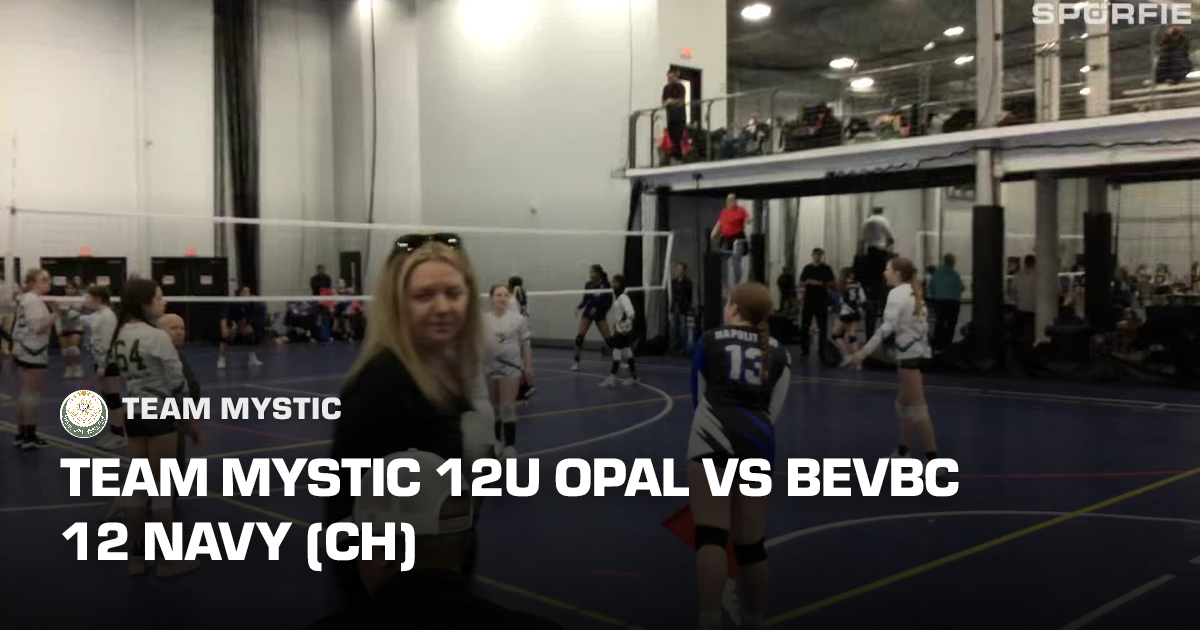 Team Mystic 12U Opal vs BEVBC 12 Navy (CH) (Team Mystic) | Sporfie